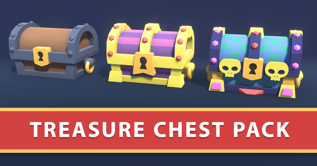 Treasure Chests - ANIMATED | 3D 道具 | Unity Asset Store