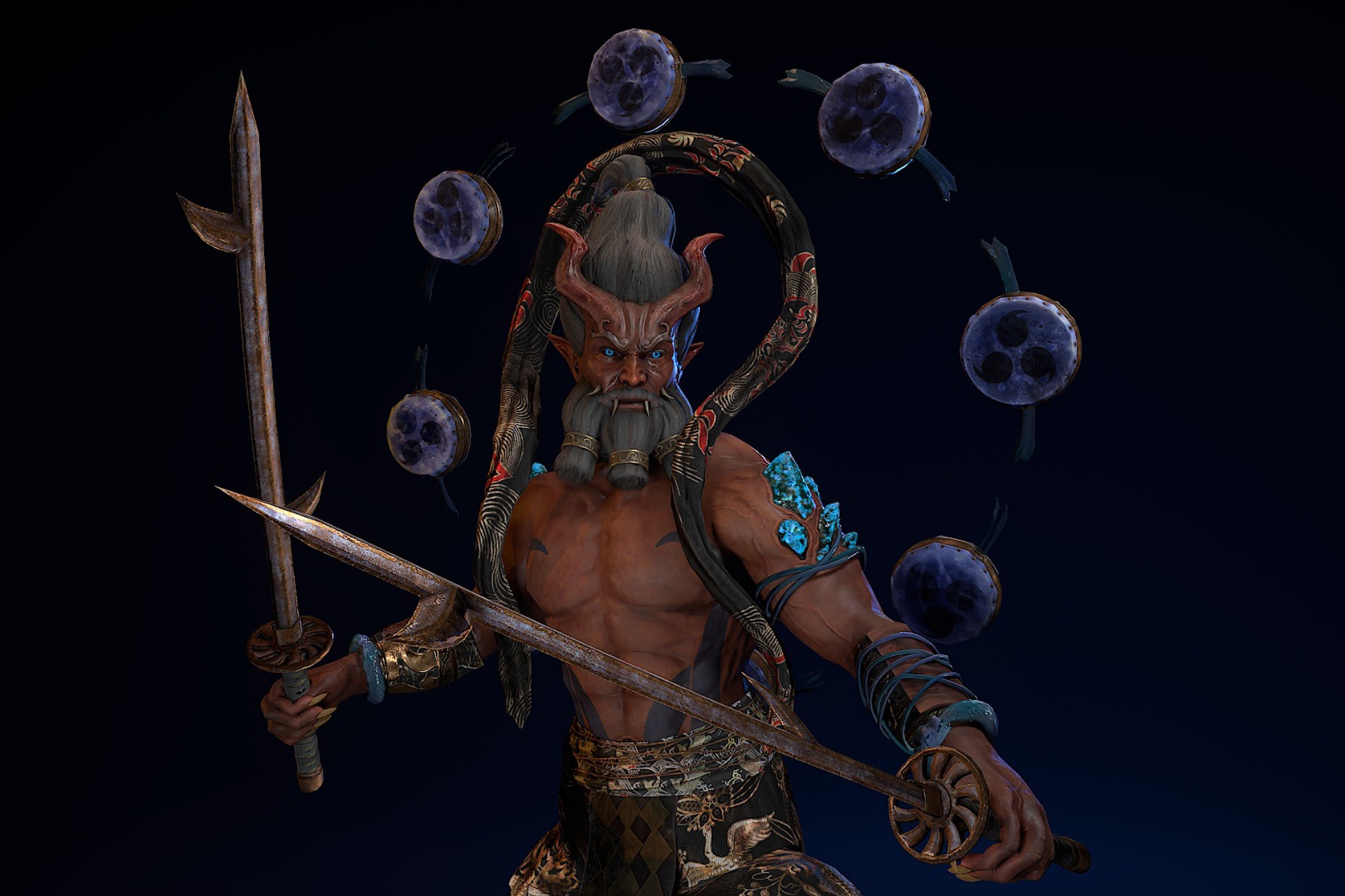 Demon God Raijin 01 | 3D Characters | Unity Asset Store