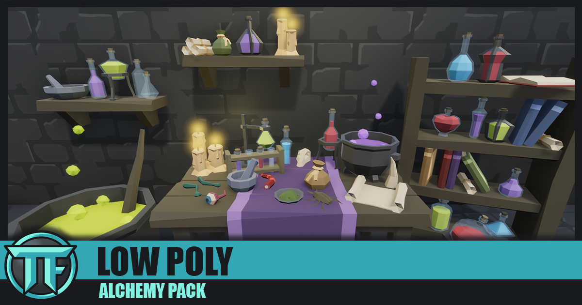 LOW POLY - Alchemy Pack | 3D Props | Unity Asset Store