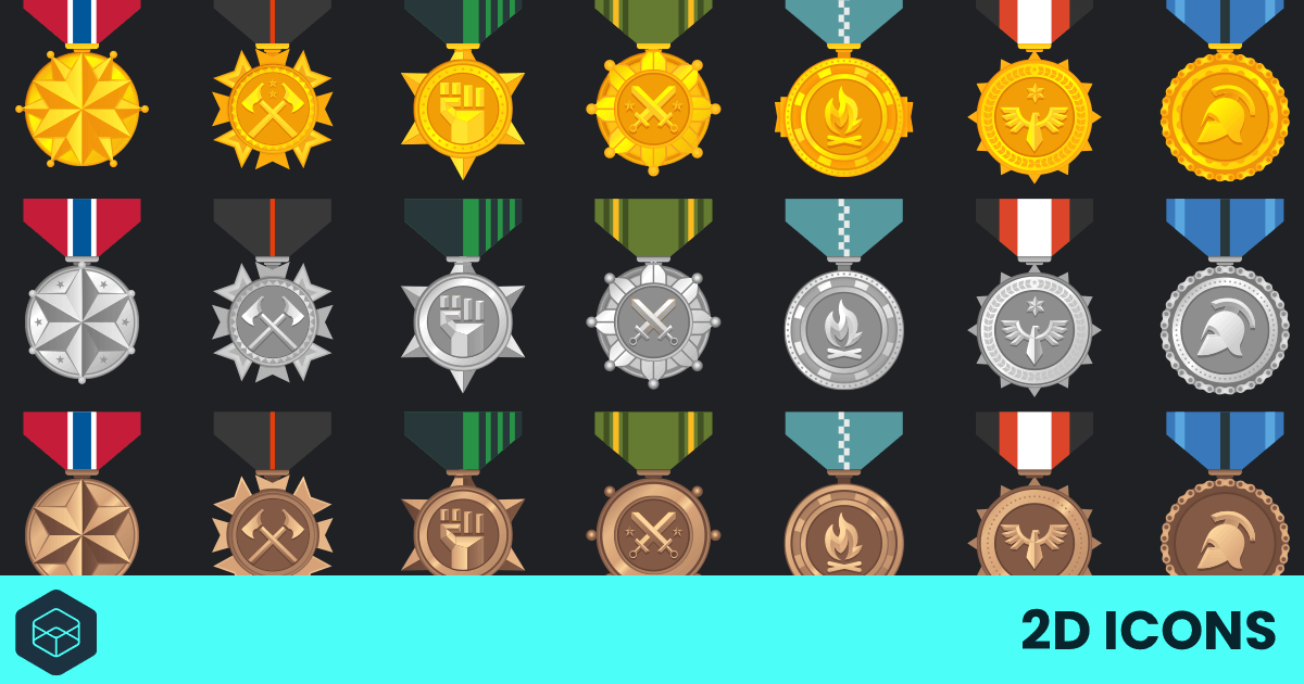 2D Icons - Medal | 2D Icons | Unity Asset Store