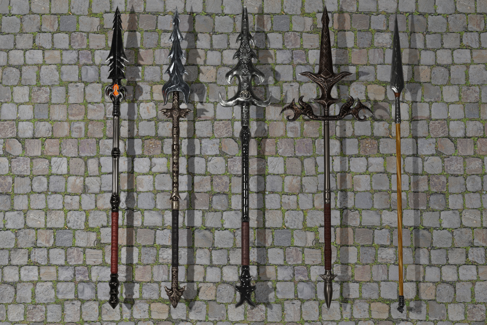 Spear pack01 ! | 3D Weapons | Unity Asset Store