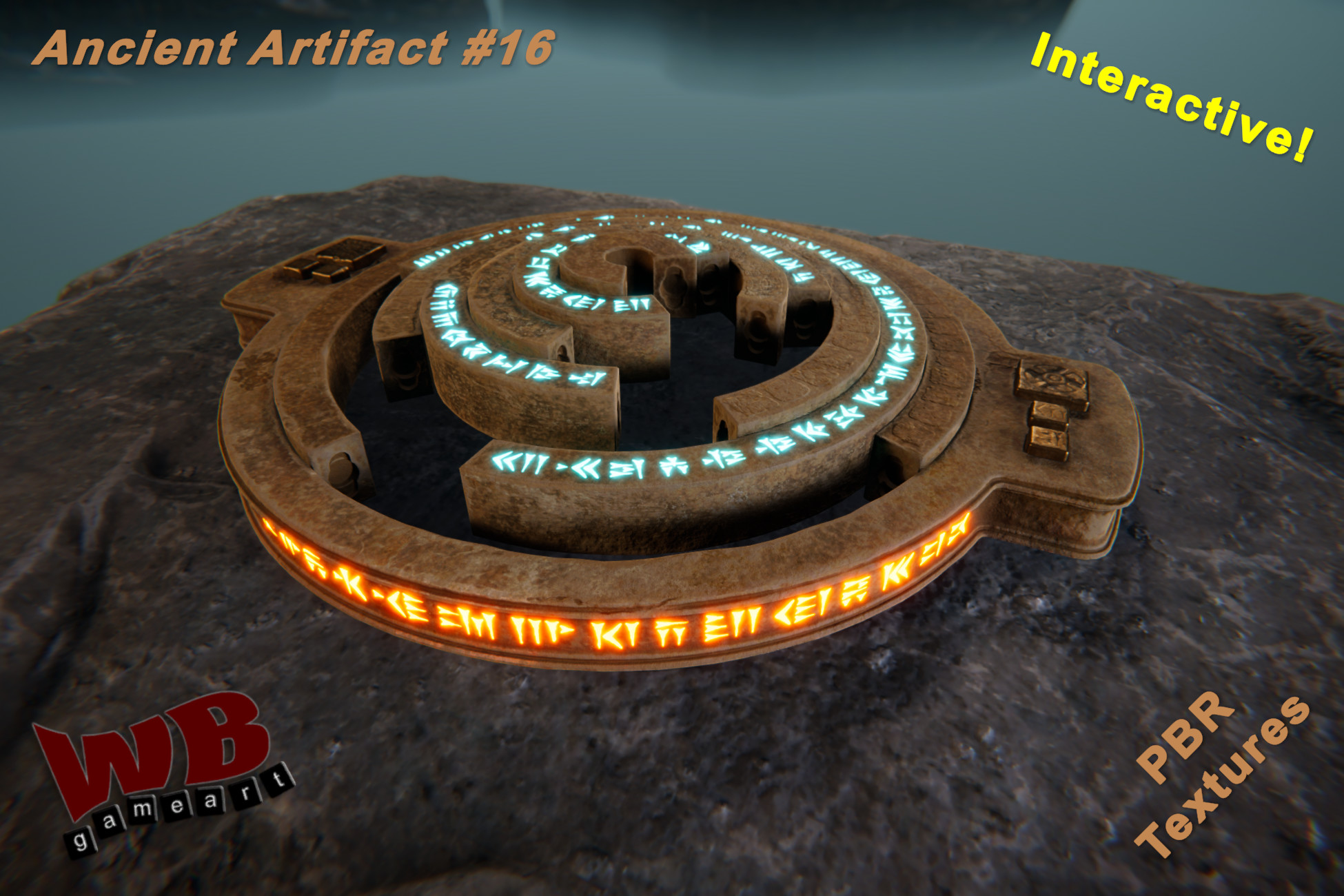 Ancient Artifact #16 | Interactive | 3D Props | Unity Asset Store