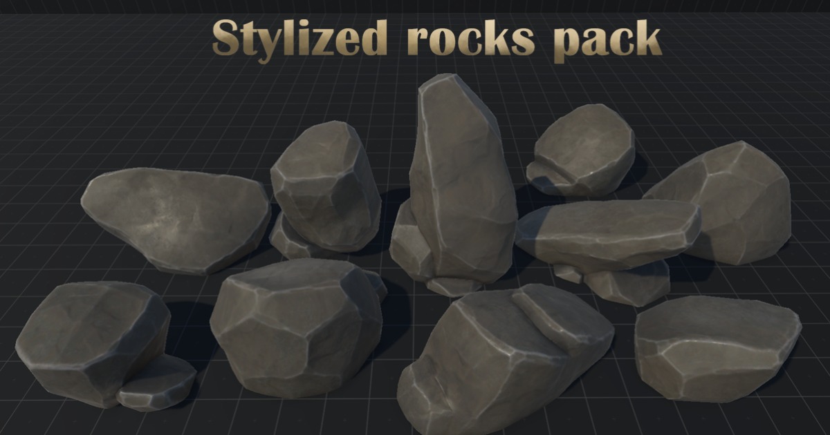 Stylized Rocks Pack | 3D Environments | Unity Asset Store