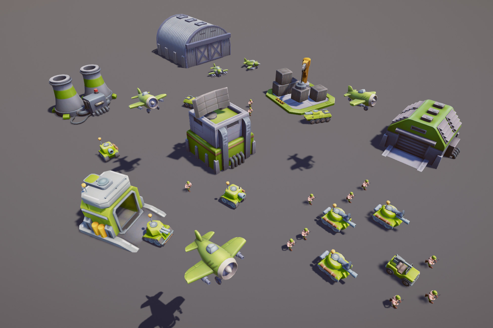 Cartoon Army World | 3D Vehicles | Unity Asset Store