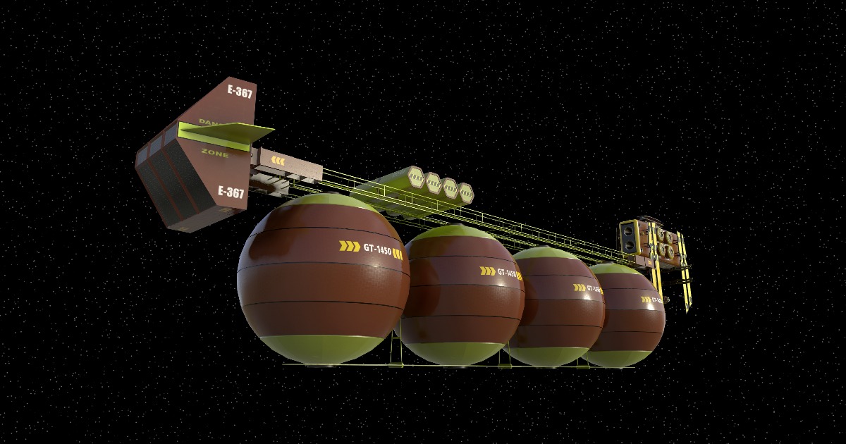 Modular cargo spaceship | 3D 우주 | Unity Asset Store