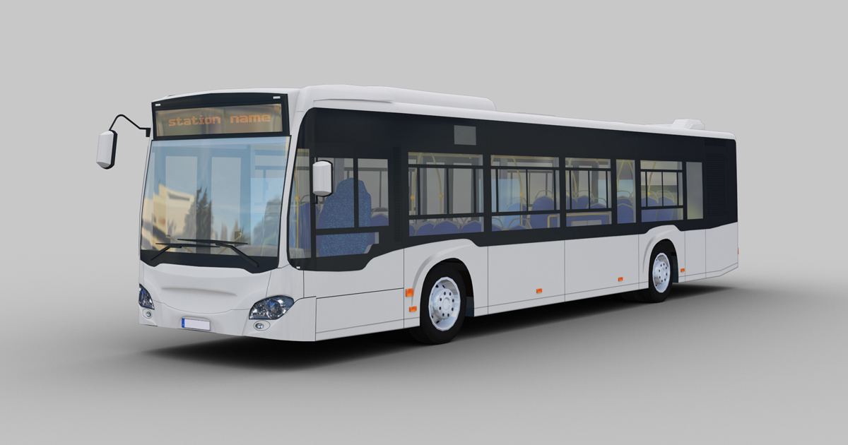 city bus with interior | 3D Land | Unity Asset Store