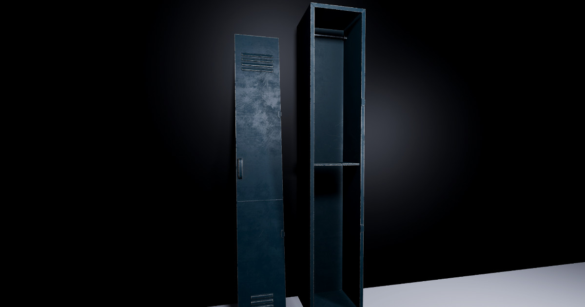 Used Lockers | 3D Props | Unity Asset Store