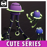 Stinger Jellyfish Tentacles Robot Evolution Pack Cute Series