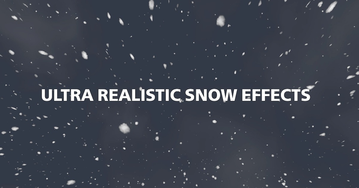 Snow effects | Environment | Unity Asset Store