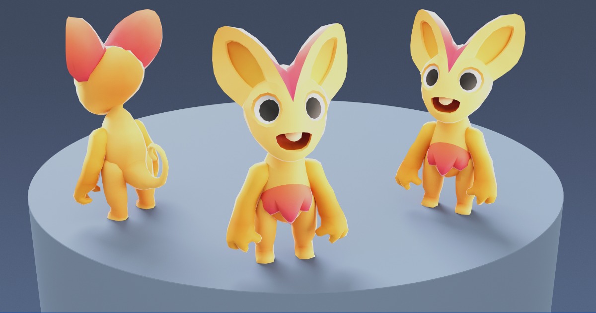 Cartoon Characters - Small Lynx Warrior | 3D Creatures | Unity Asset Store