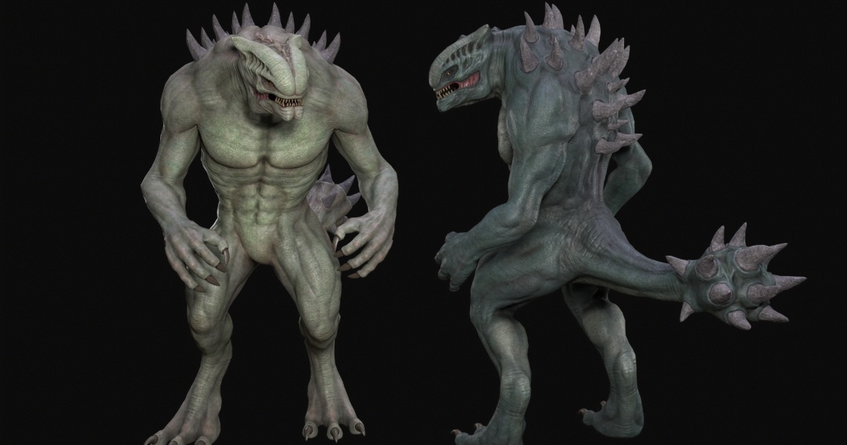 Large alien monster | 3D Creatures | Unity Asset Store