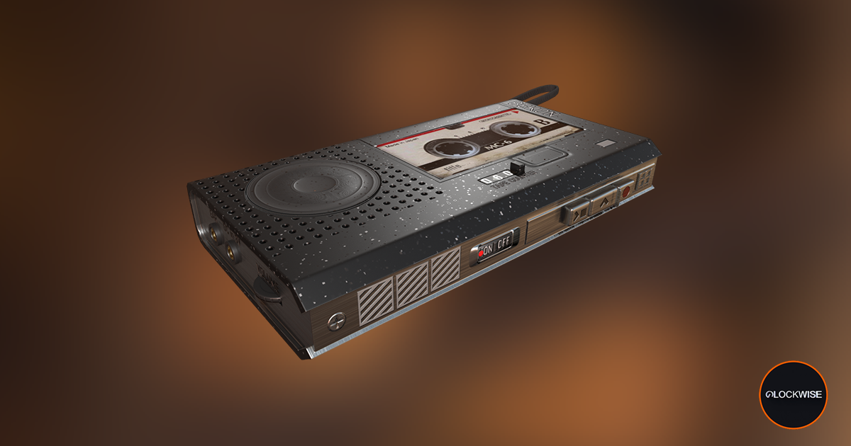 Portable tape recorder | 3D Props | Unity Asset Store