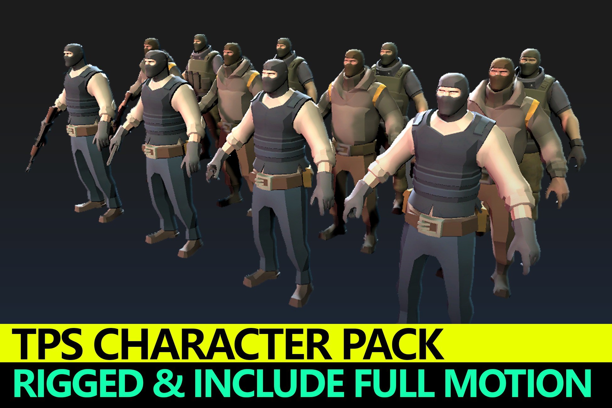 TEAMGUNZ Shield & Sword | Characters | Unity Asset Store