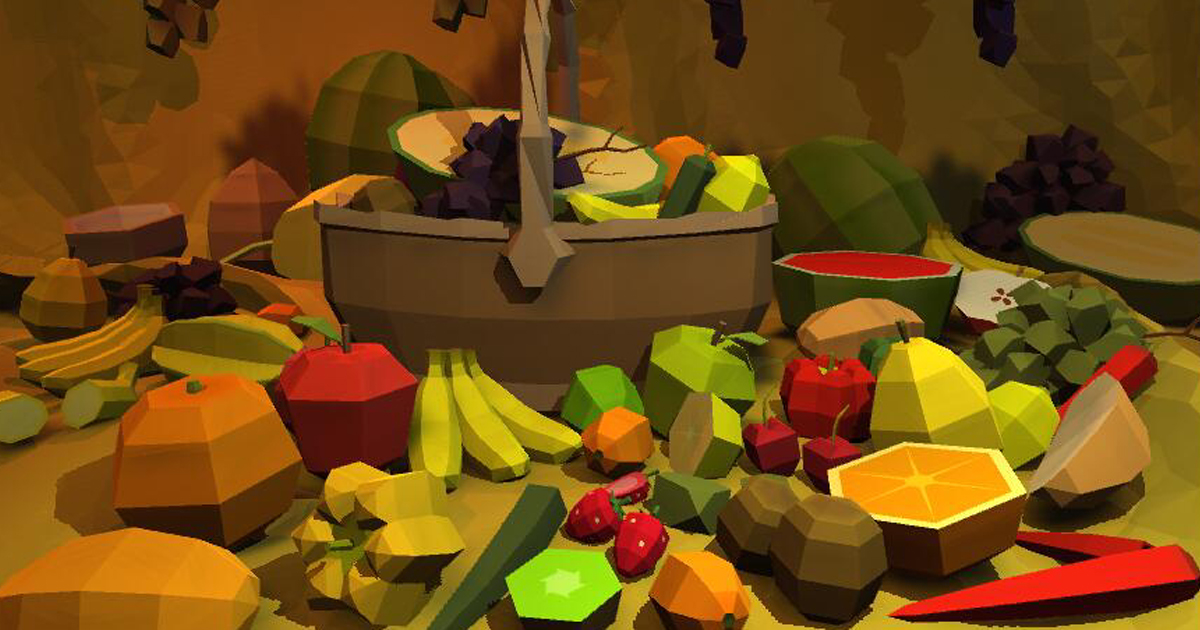 LowPoly Fruits Food | 3D Food | Unity Asset Store