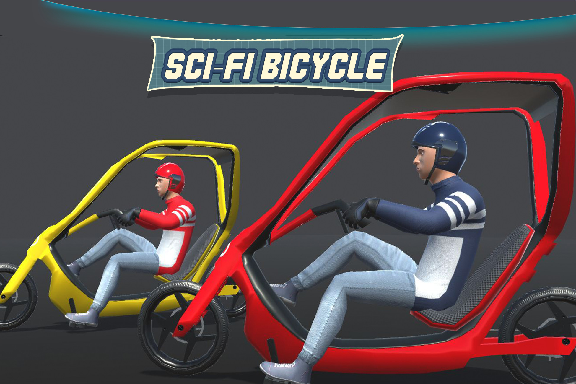 Sci-Fi Bicycle | 3D Animations | Unity Asset Store