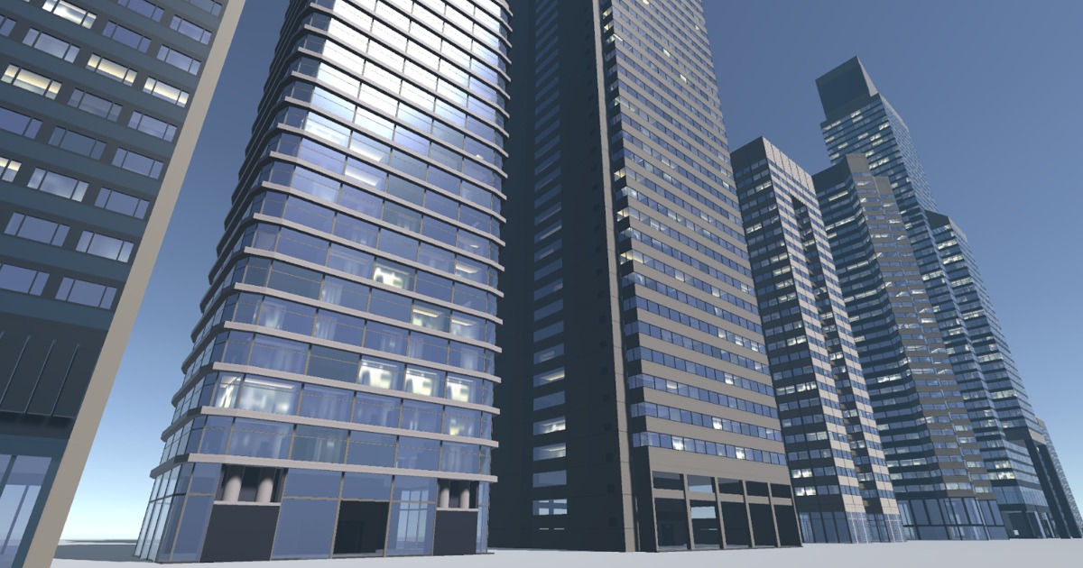 Polygon City Buildings Pack4 | 3D Urban | Unity Asset Store