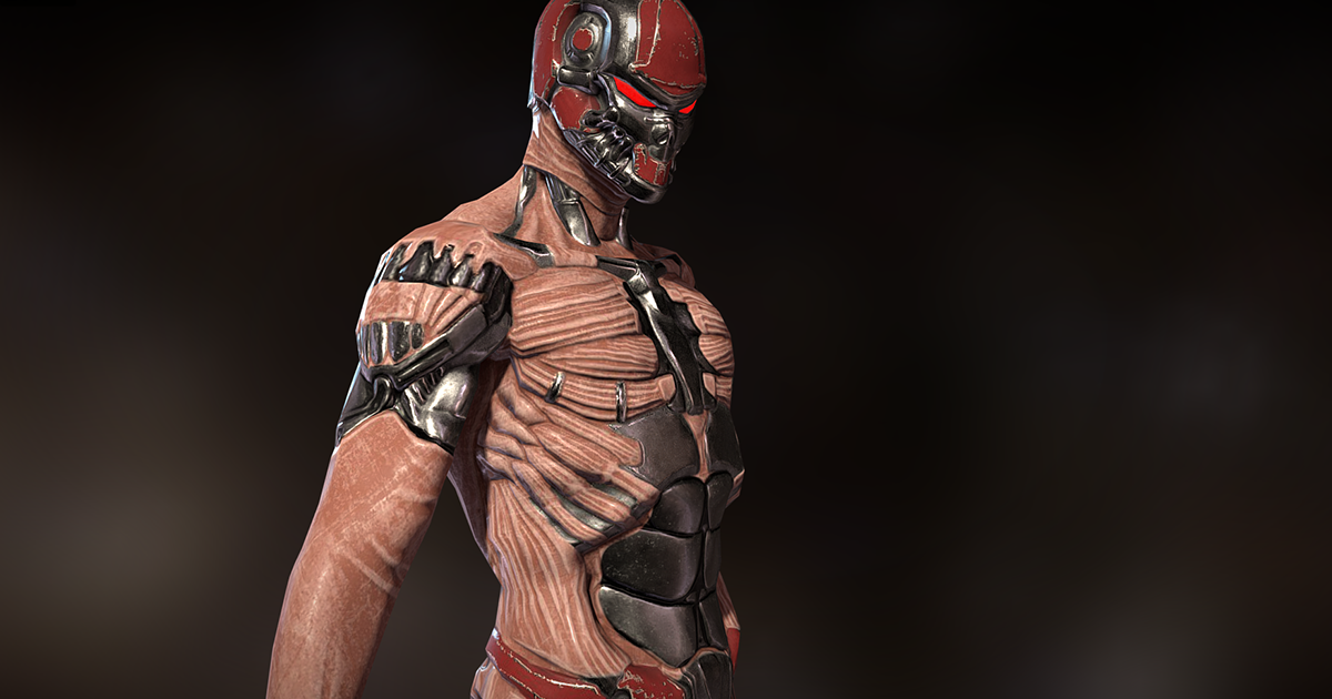 Cyborg 3d model | 3D Robots | Unity Asset Store