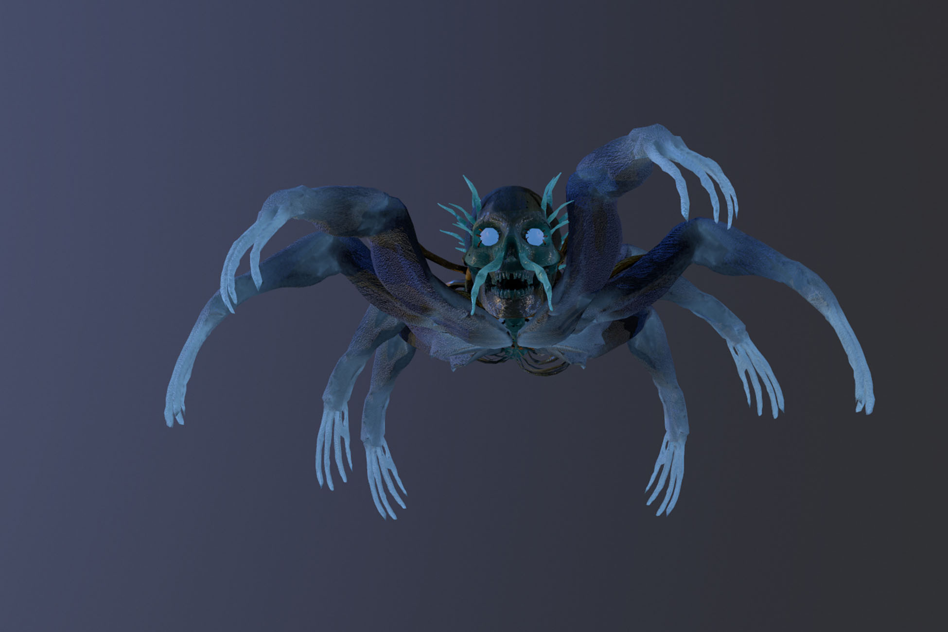 Monster Bone Spider | 3D Creatures | Unity Asset Store