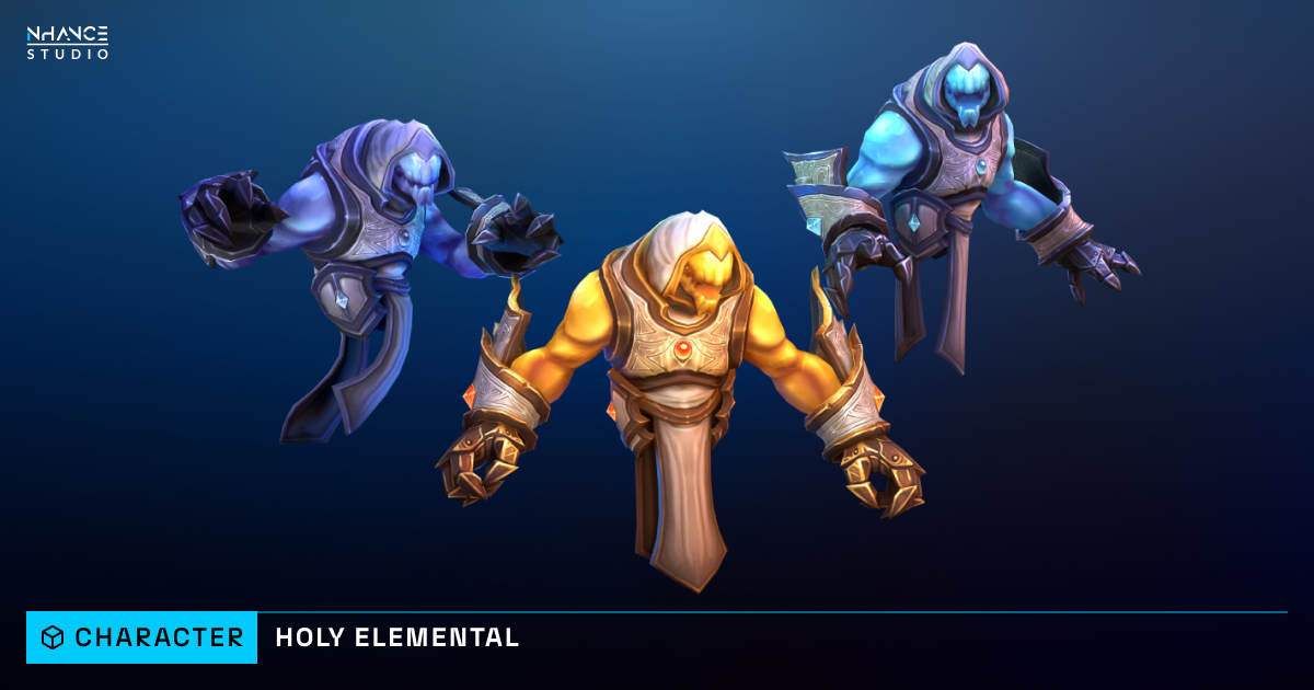 Stylized Fantasy Holy Elemental | 3D キャラクター | Unity Asset Store