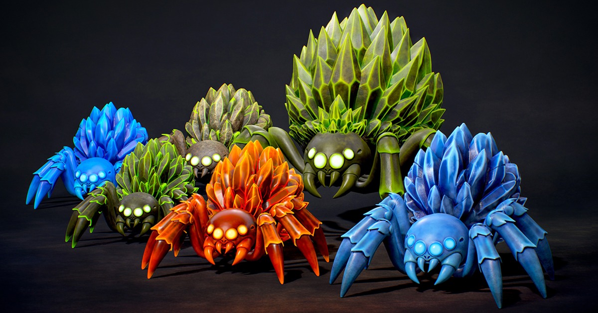 Spider Elementals Pack | Characters | Unity Asset Store