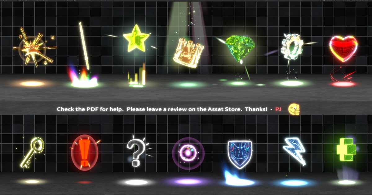Shiny Items VFX for URP | VFX | Unity Asset Store