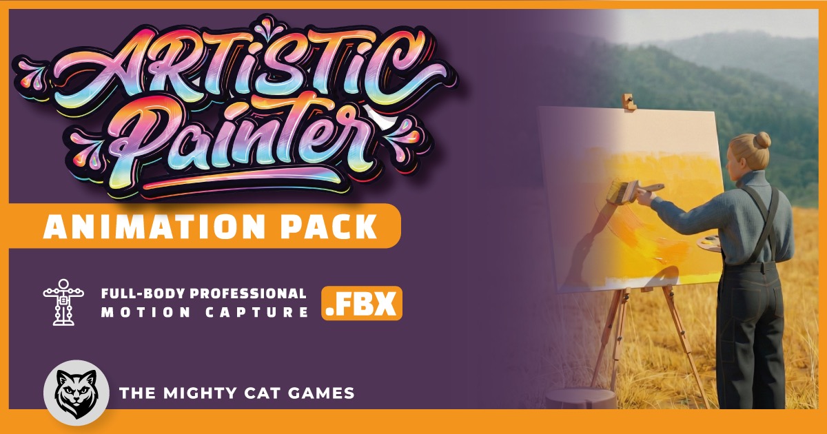 Artistic Painter Animation Pack | 3D Animations | Unity Asset Store