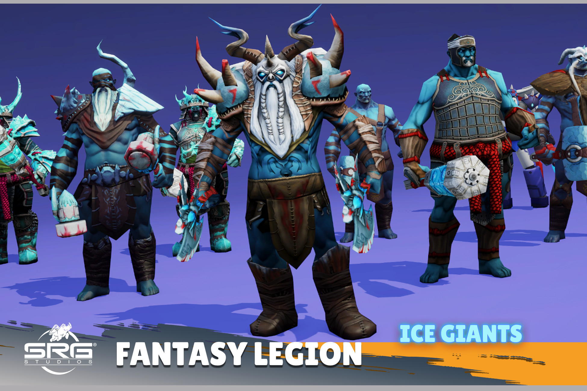 Fantasy Legion - Ice Giants | 3D Characters | Unity Asset Store