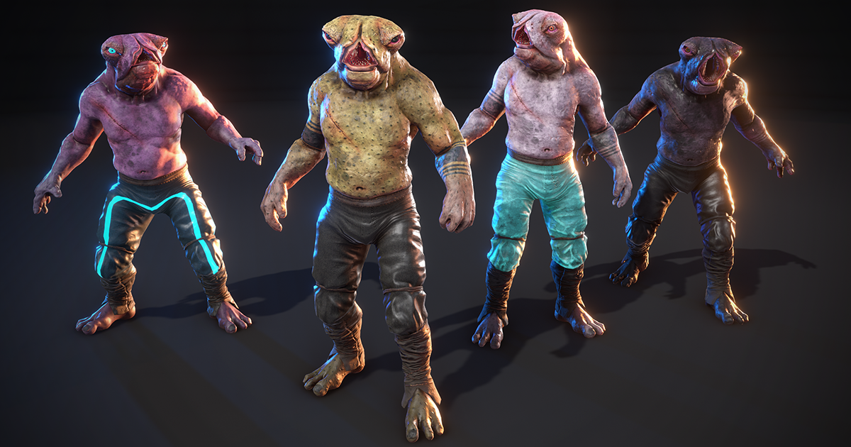Alien Brute | キャラクター | Unity Asset Store