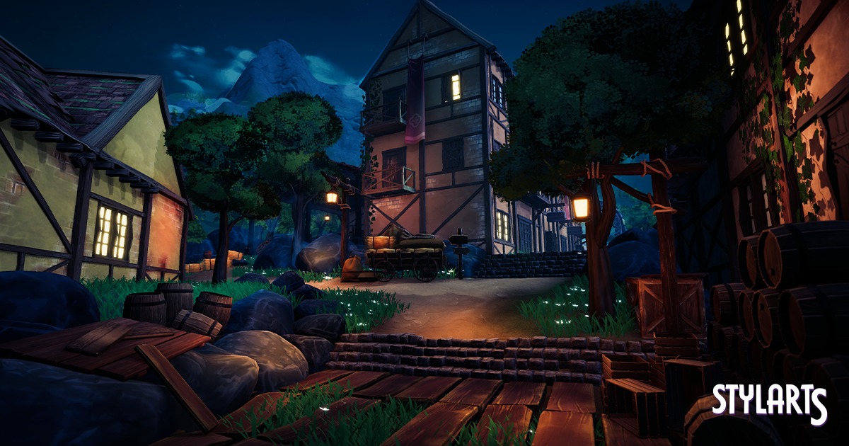 Modular Stylized Village | 3D Fantasy | Unity Asset Store