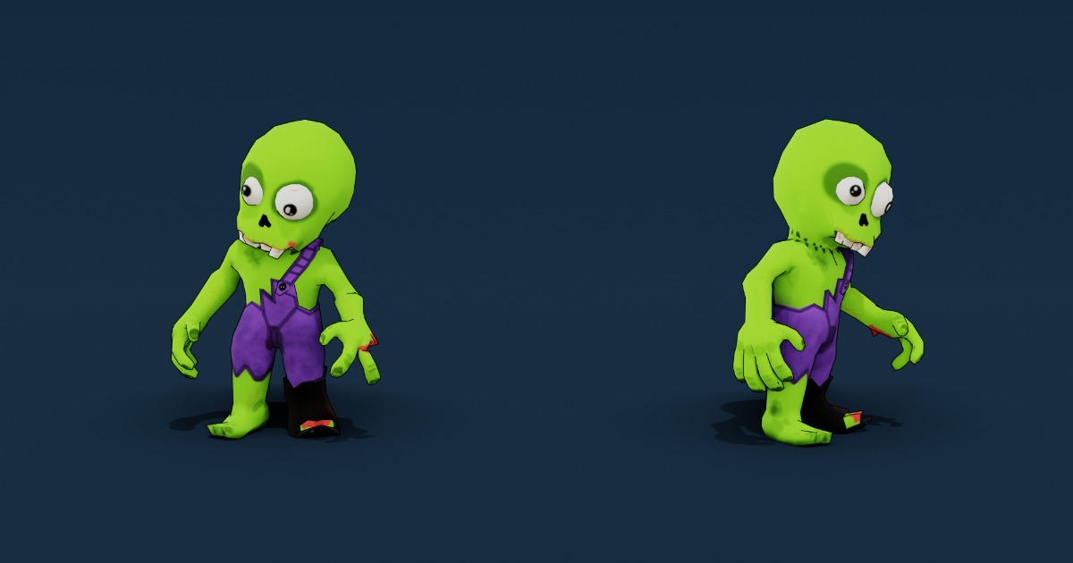 Apocalypse series: Zombie character FREE | Characters | Unity Asset Store