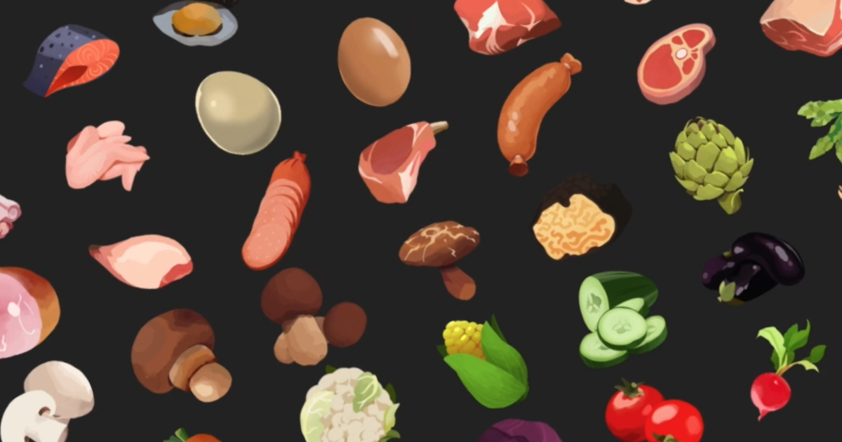 2D Food Ingredients V.1 | 2D Icons | Unity Asset Store