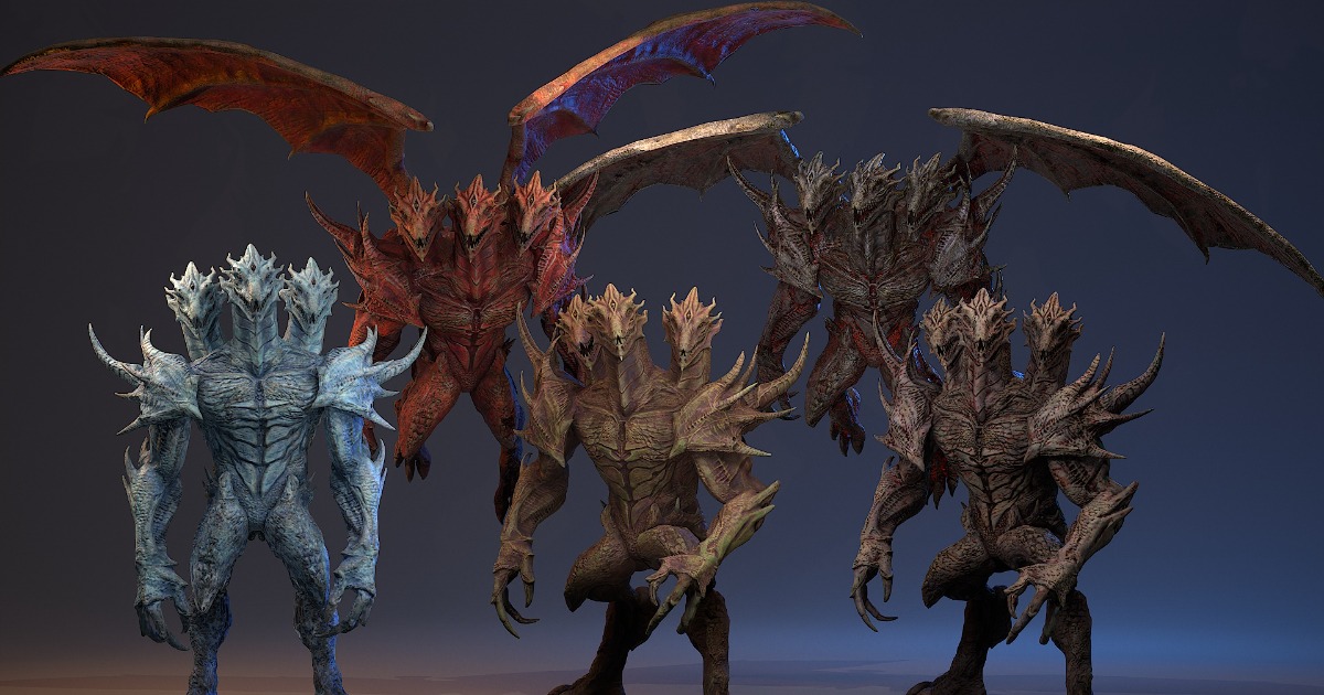 Draconid 1 | 캐릭터 | Unity Asset Store