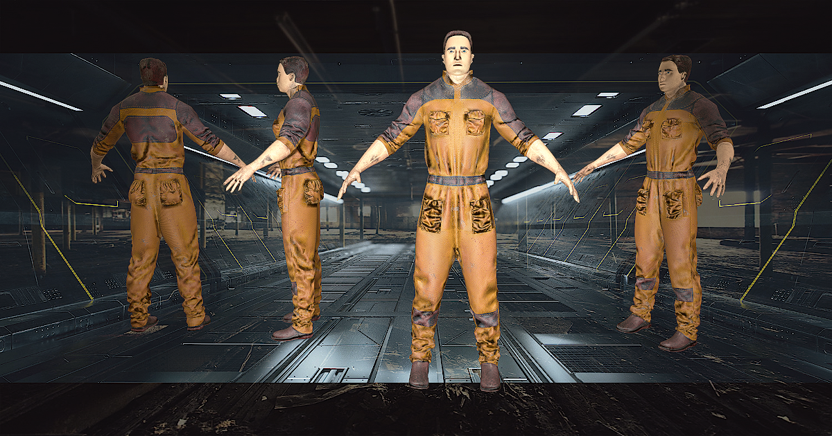 Worker man the shooter | 캐릭터 | Unity Asset Store