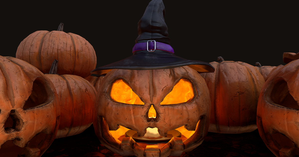 Pumpkin to Halloween | 3D Props | Unity Asset Store
