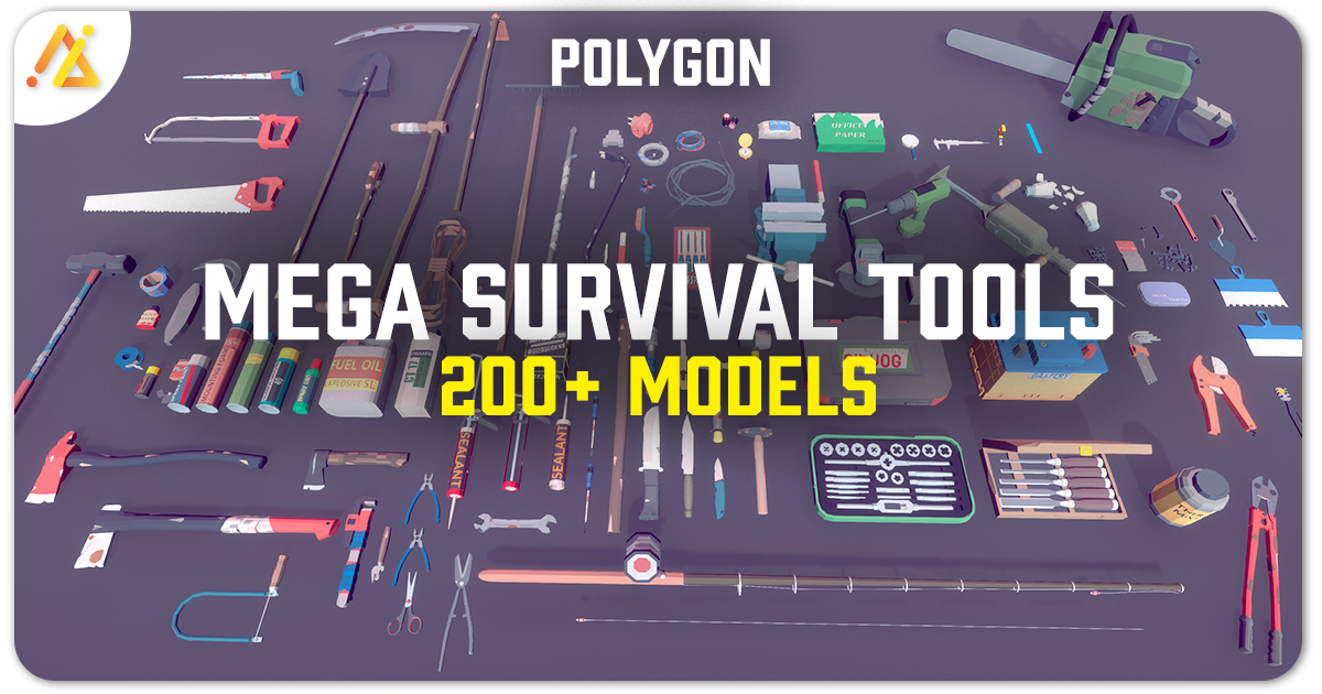 POLY - Mega Survival Tools | 3D Tools | Unity Asset Store