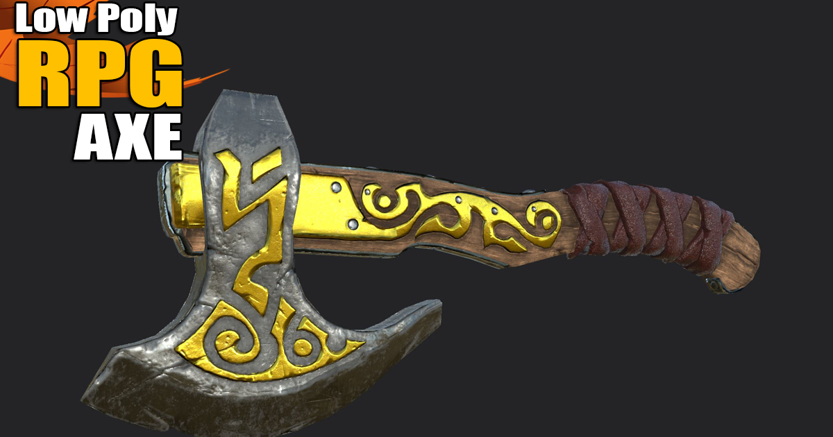 Low Poly RPG Axe | 3D Weapons | Unity Asset Store