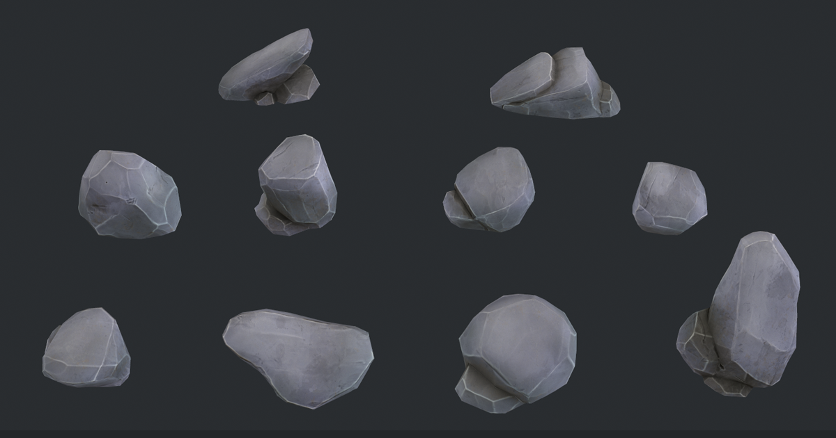 Stylized rocks pack | 3D Environments | Unity Asset Store