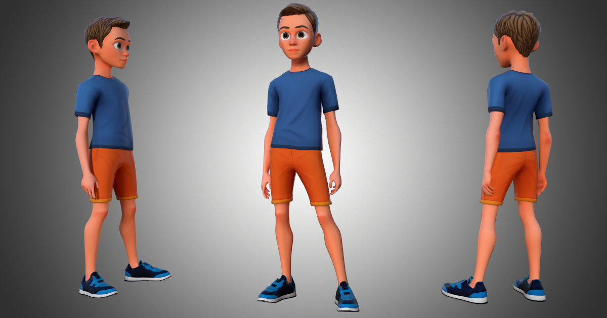 Sports Boy | Characters | Unity Asset Store