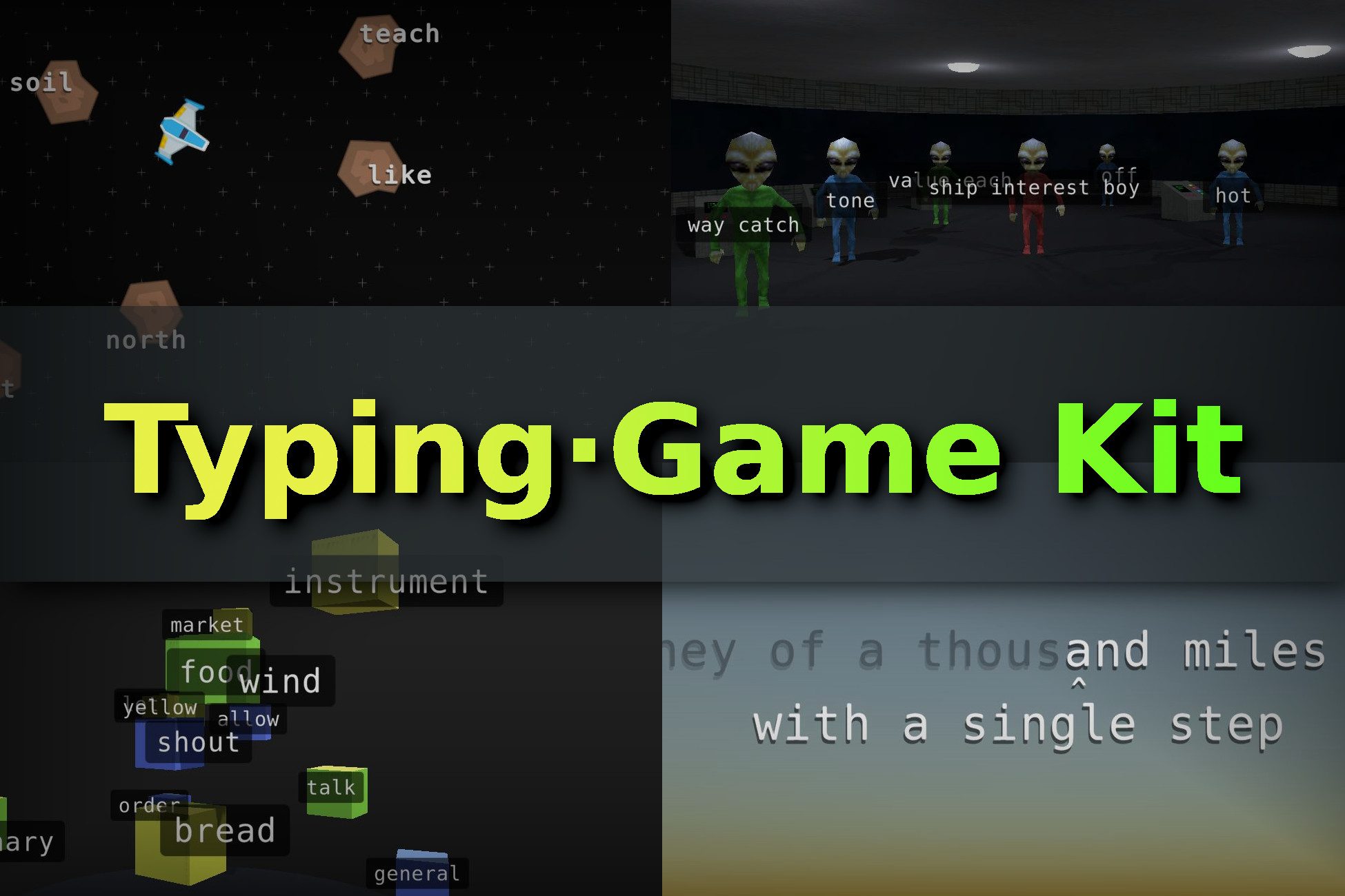 Typing Game Kit | 系统 | Unity Asset Store