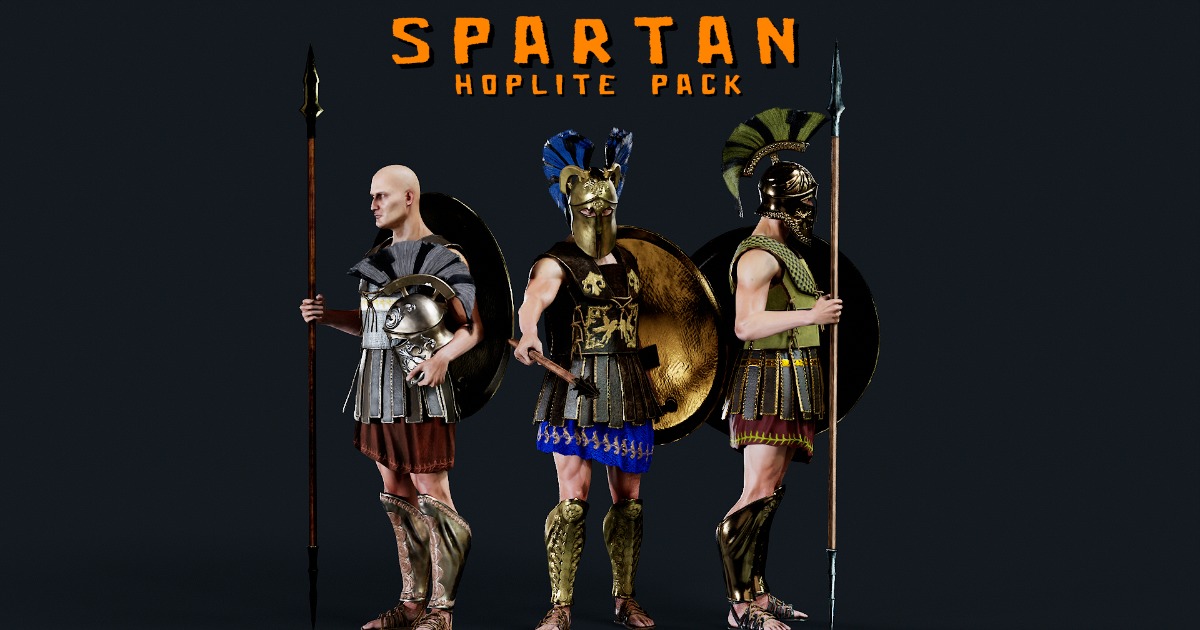 SPARTAN HOPLITE R PACK | 3D Humanoids | Unity Asset Store