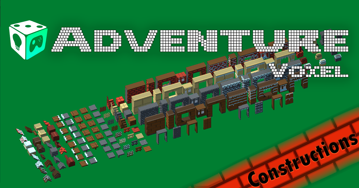 Adventure Vox: Constructions | 3D Environments | Unity Asset Store