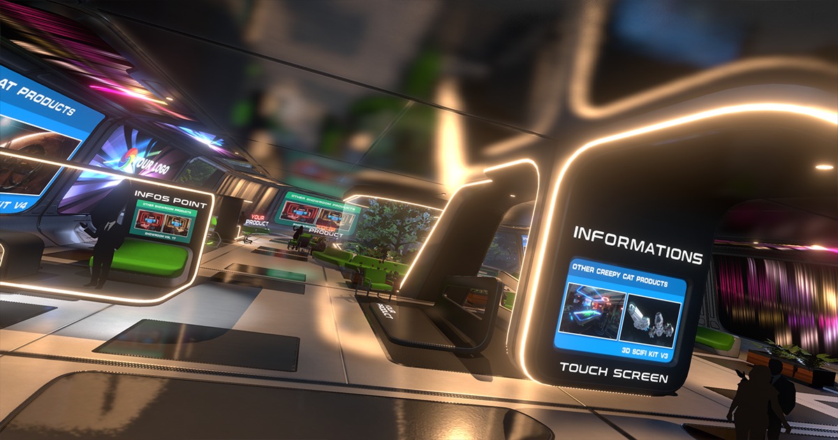 3D Showroom Level Kit Vol 19 | 3D Environments | Unity Asset Store