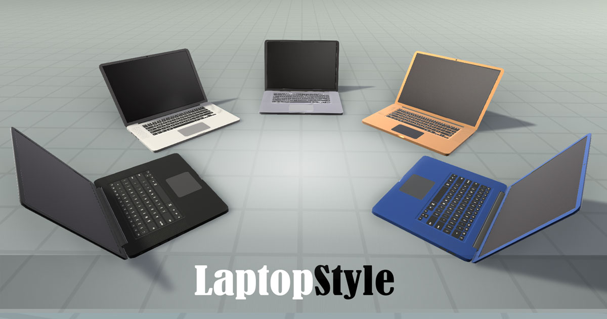 Laptop Style | 3D Props | Unity Asset Store
