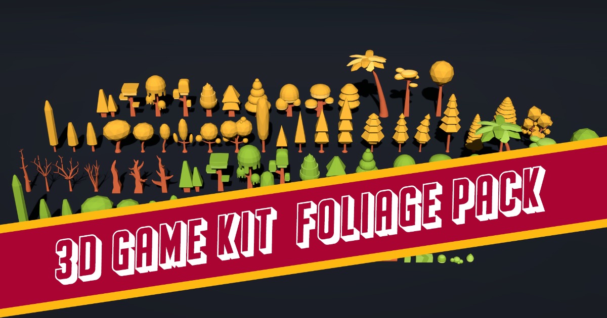 3D Game Kit-Foliage Pack | 3D Landscapes | Unity Asset Store