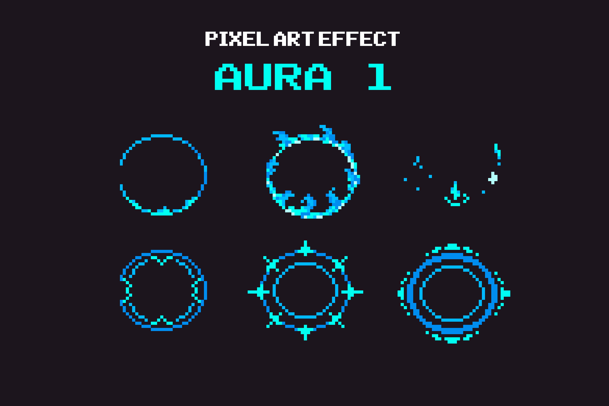 Aura - Effect Pixel Art | 2D Textures & Materials | Unity Asset Store