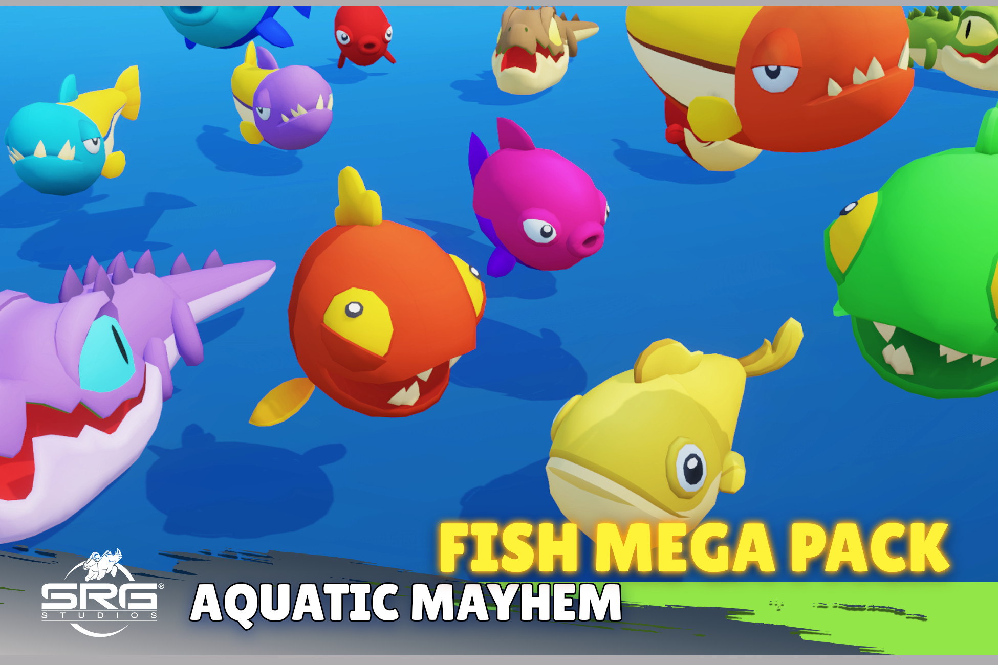 Aquatic Mayhem - Fish Mega Pack | 3D 동물 | Unity Asset Store