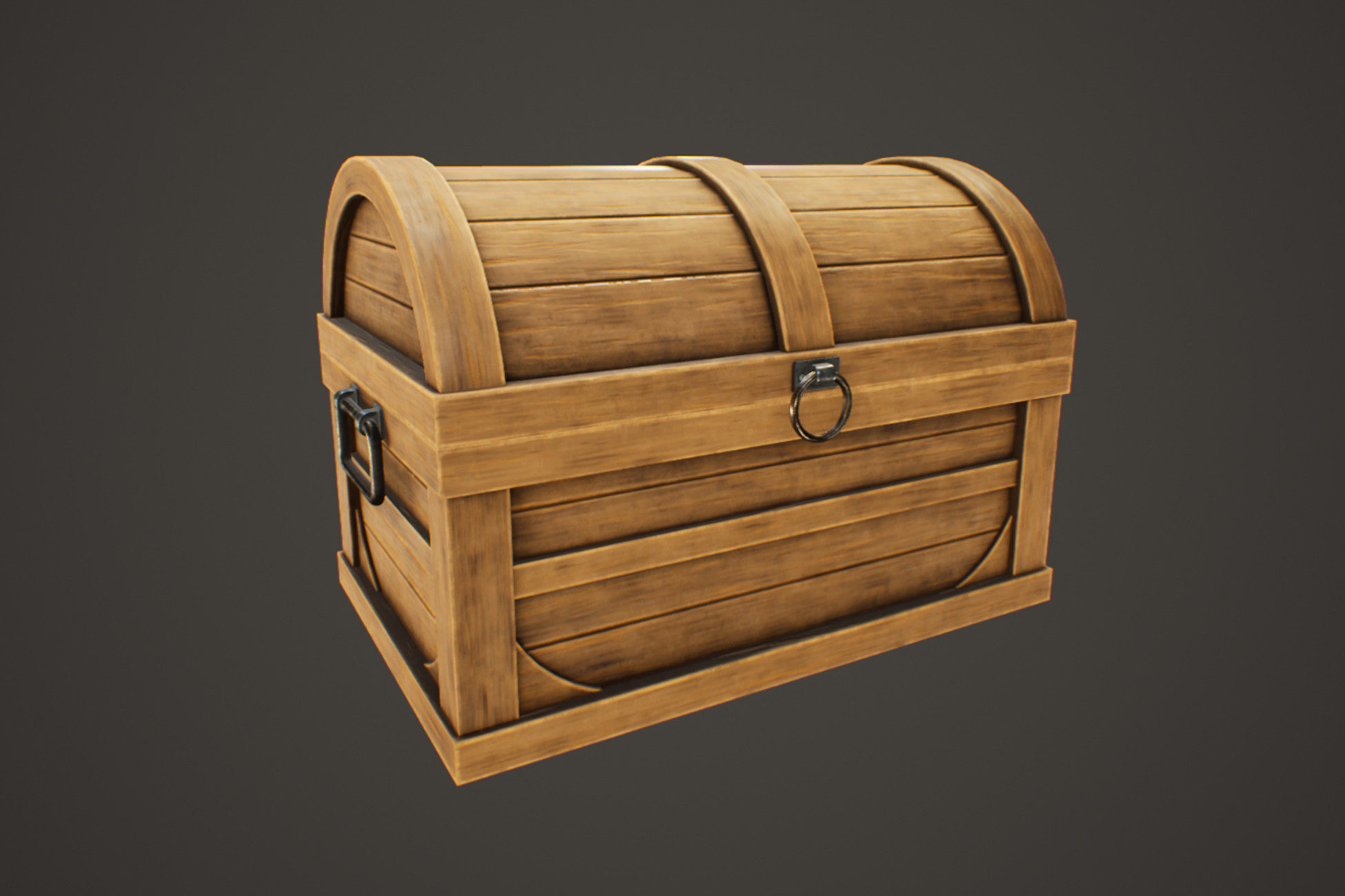 Medieval Treasure Chest - Wooden Chest I | 3D 소품 | Unity Asset Store