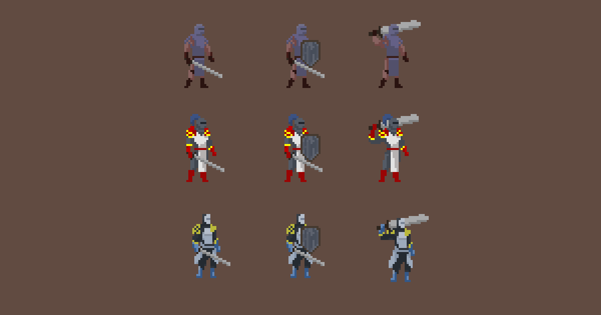 Knights Pack | 2D Characters | Unity Asset Store