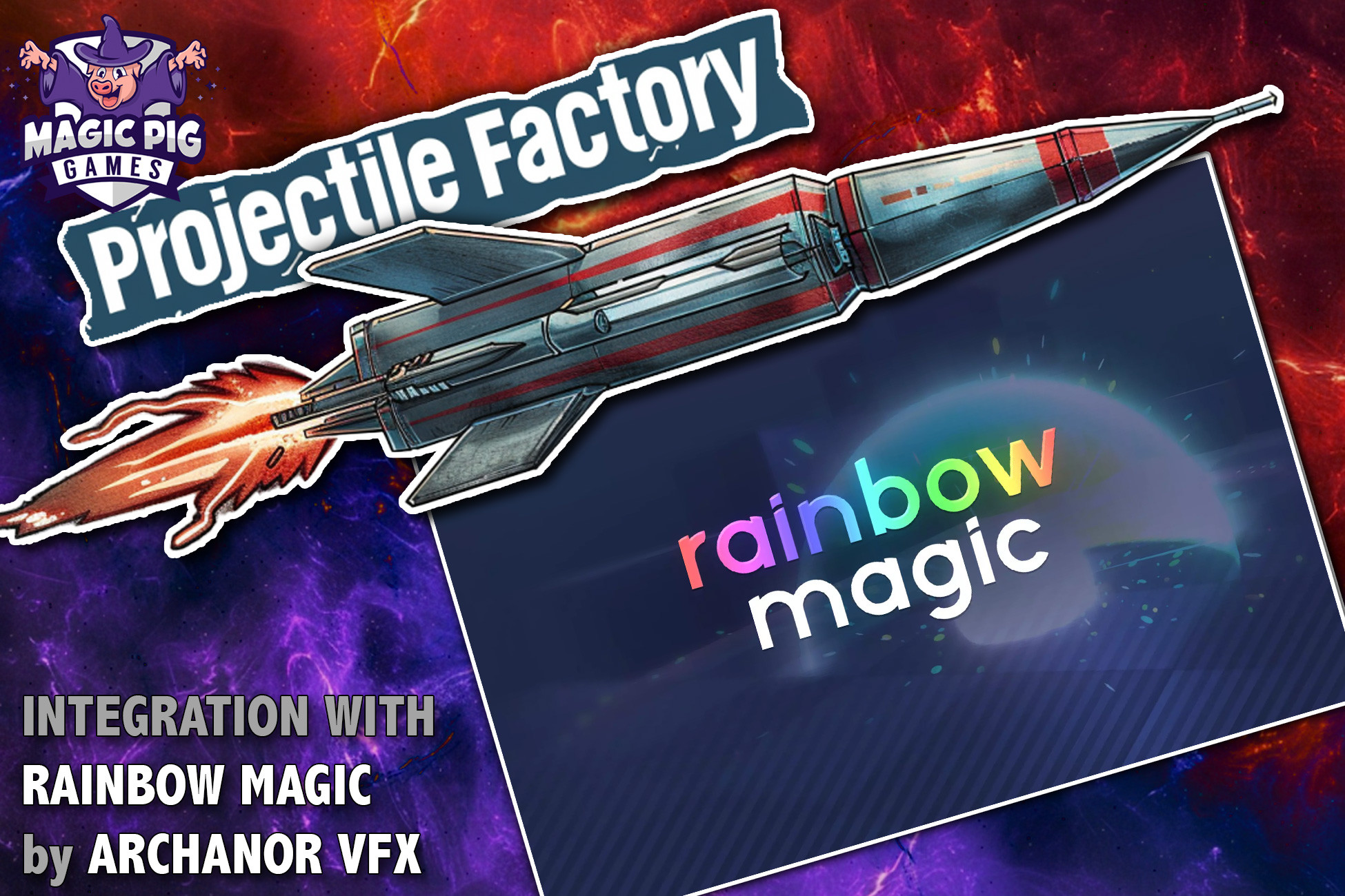 Projectile Factory for Rainbow Magic by Archanor VFX | 주문 | Unity Asset ...