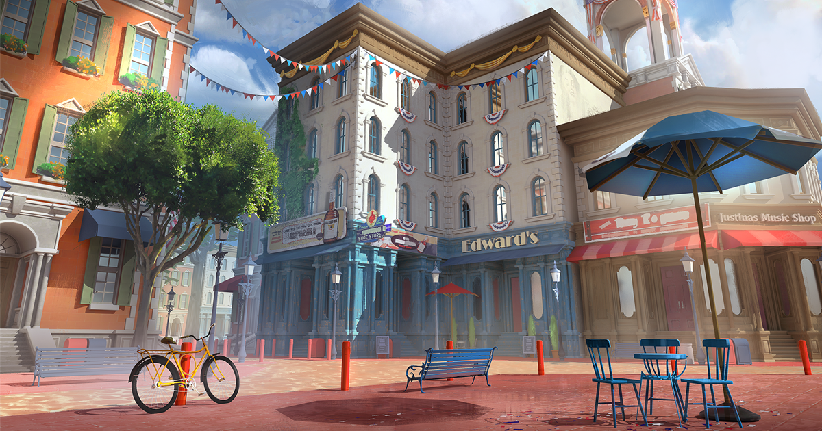 Modular Stylized Colonial Town | 3D Urban | Unity Asset Store